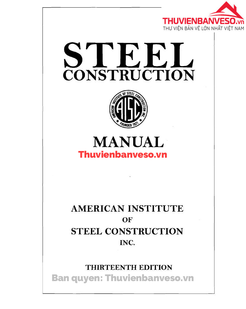 AISC STEEL CONSTRUCTION MANUAL 13TH