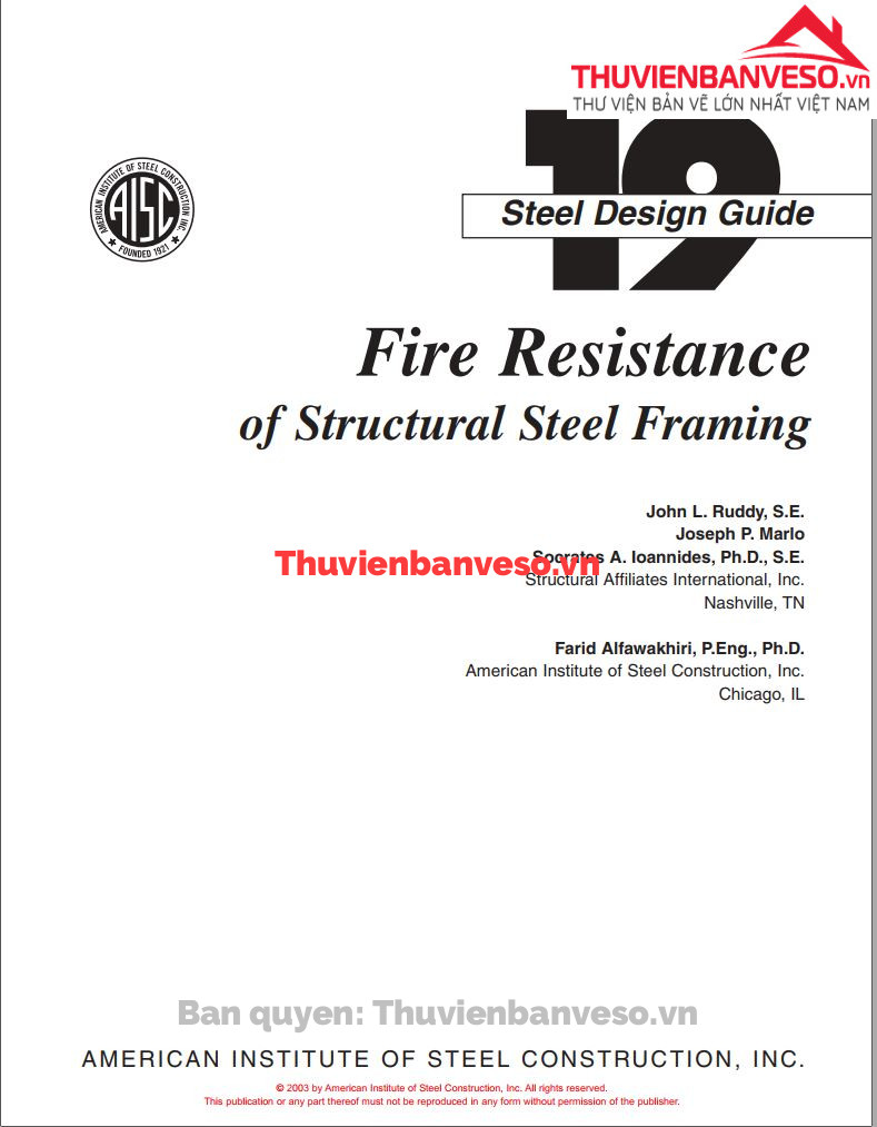 AISC Design Guide 19 - Fire Resistance of Structural Steel Framing